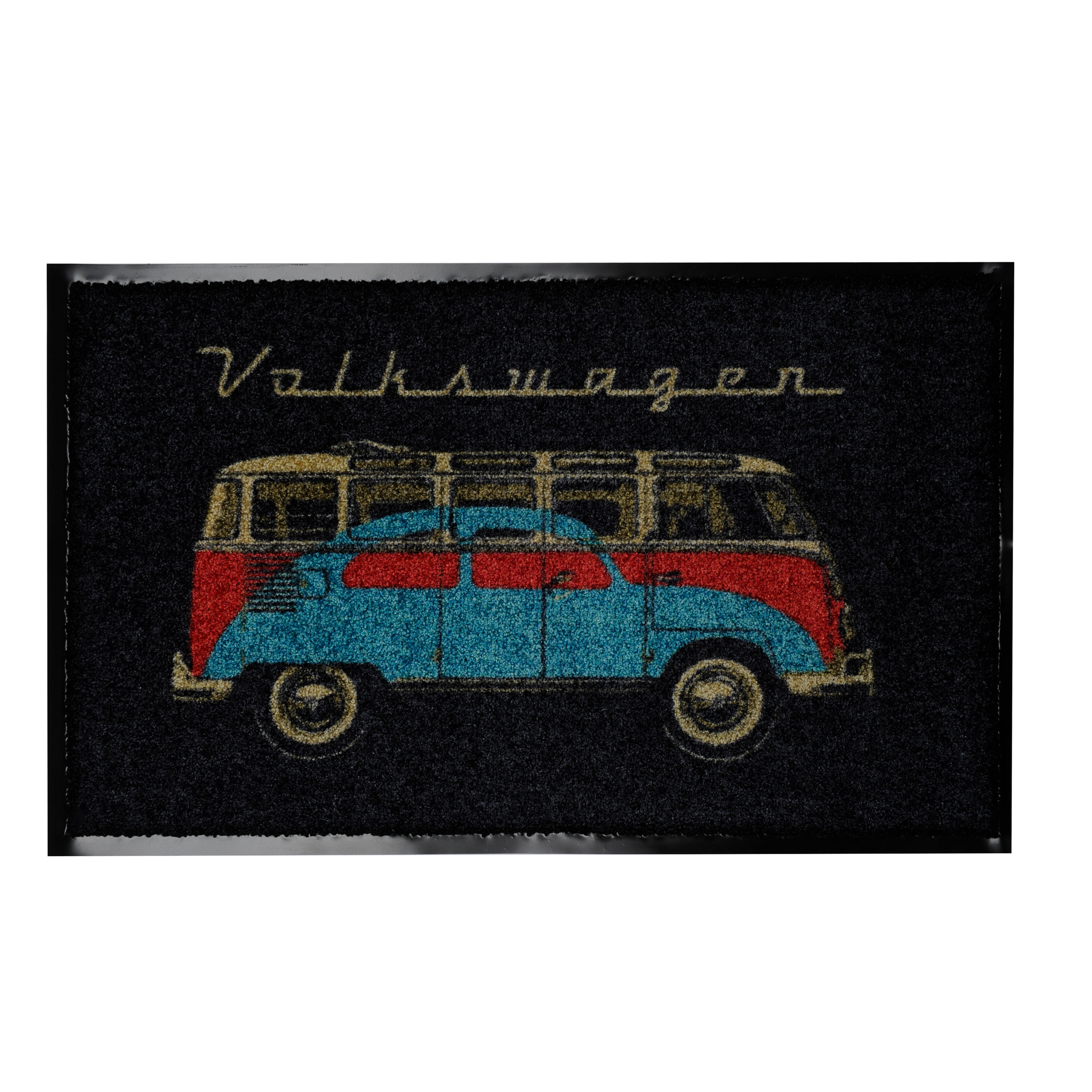 Air Cooled VW Doormat Bus and Beetle Silhouette Nylon