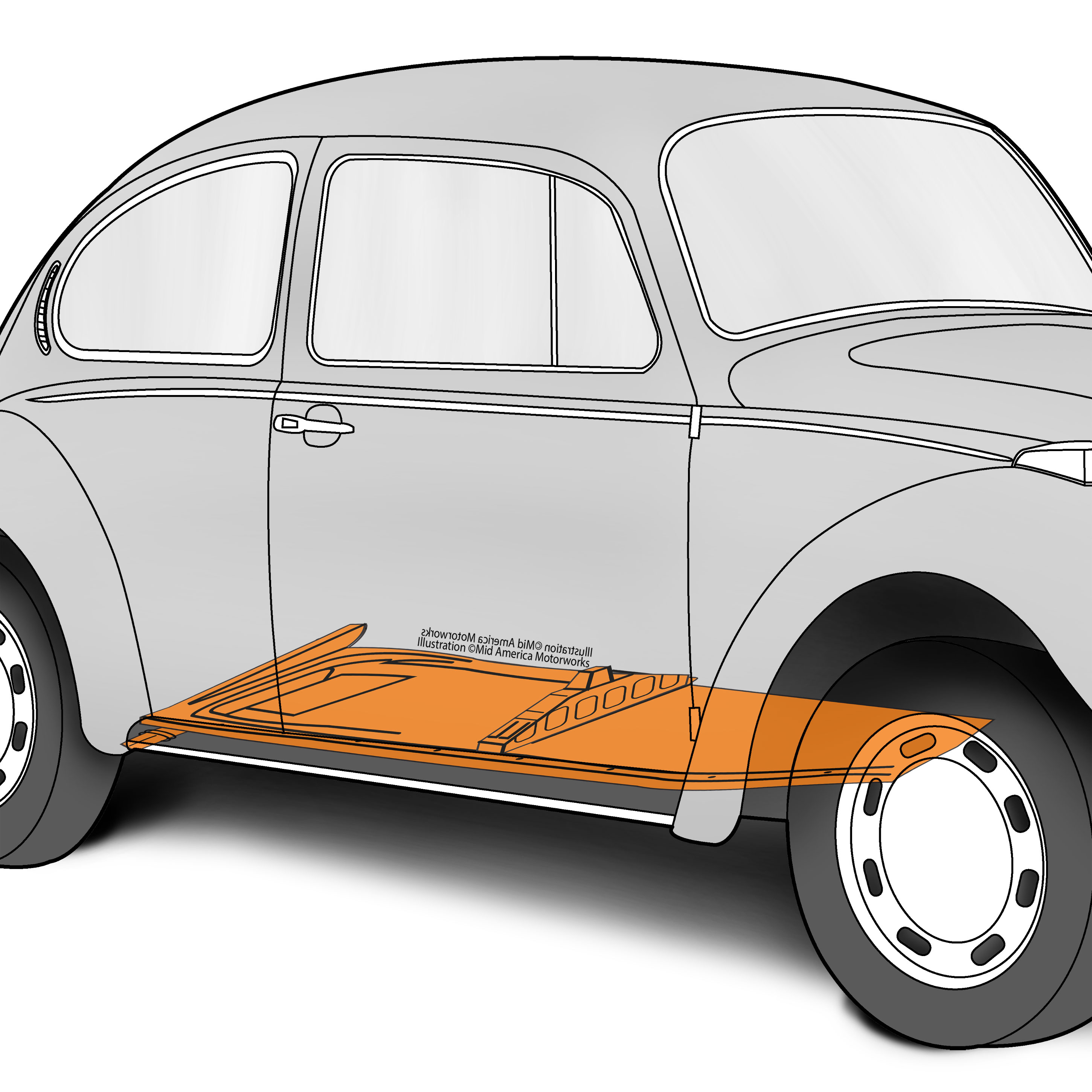 Vw beetle body parts store