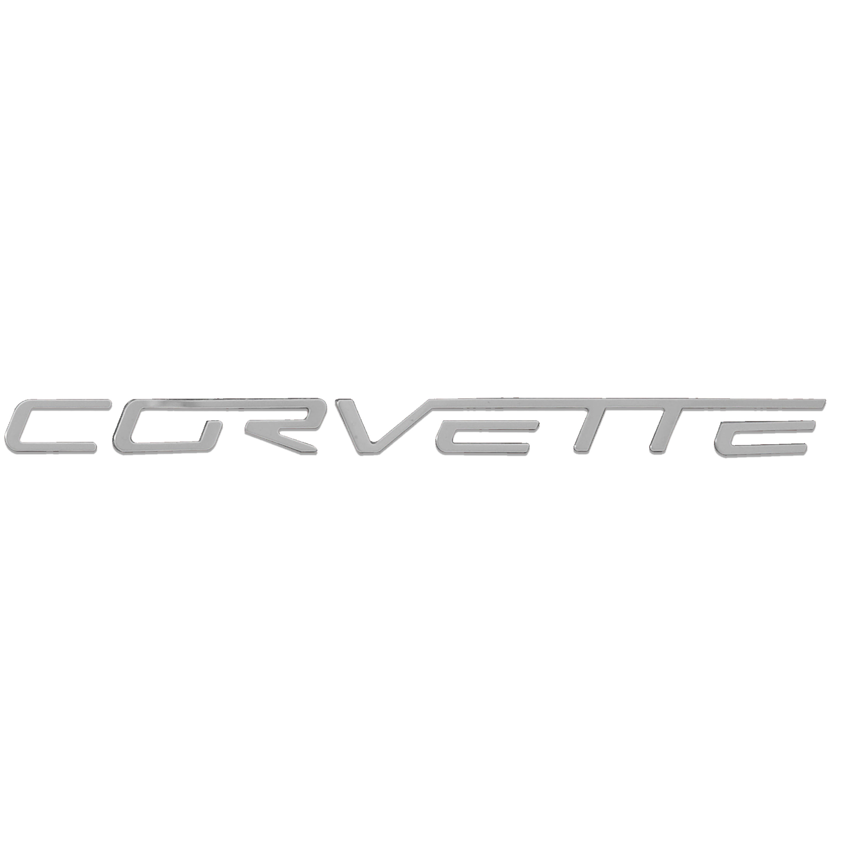 2005-2013 Corvette C6 Stainless Steel Rear Bumper Lettering Kit