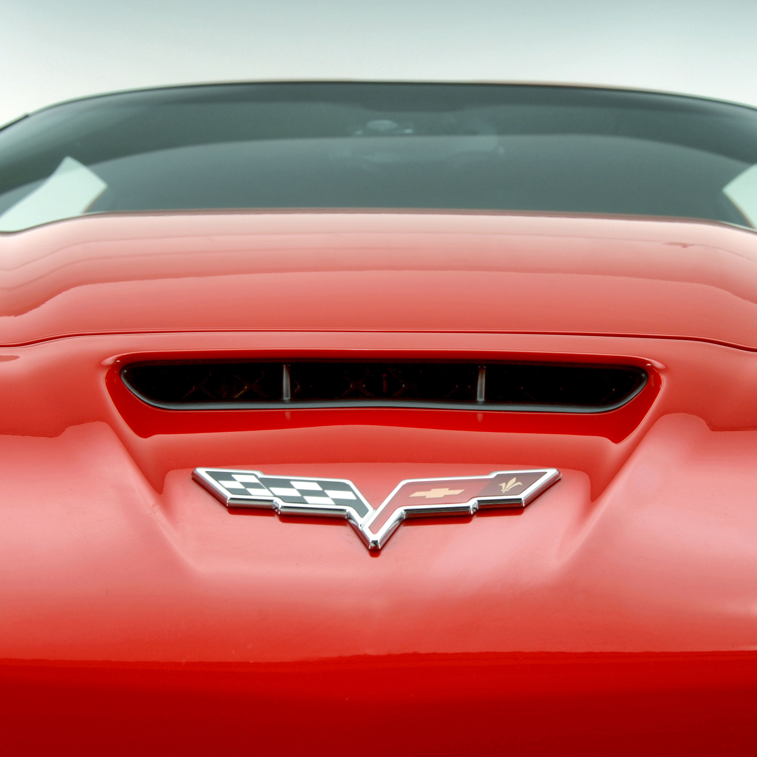 2006-2013 Corvette C6 Front Bumper Hood Vent Grille - GM - 15801407