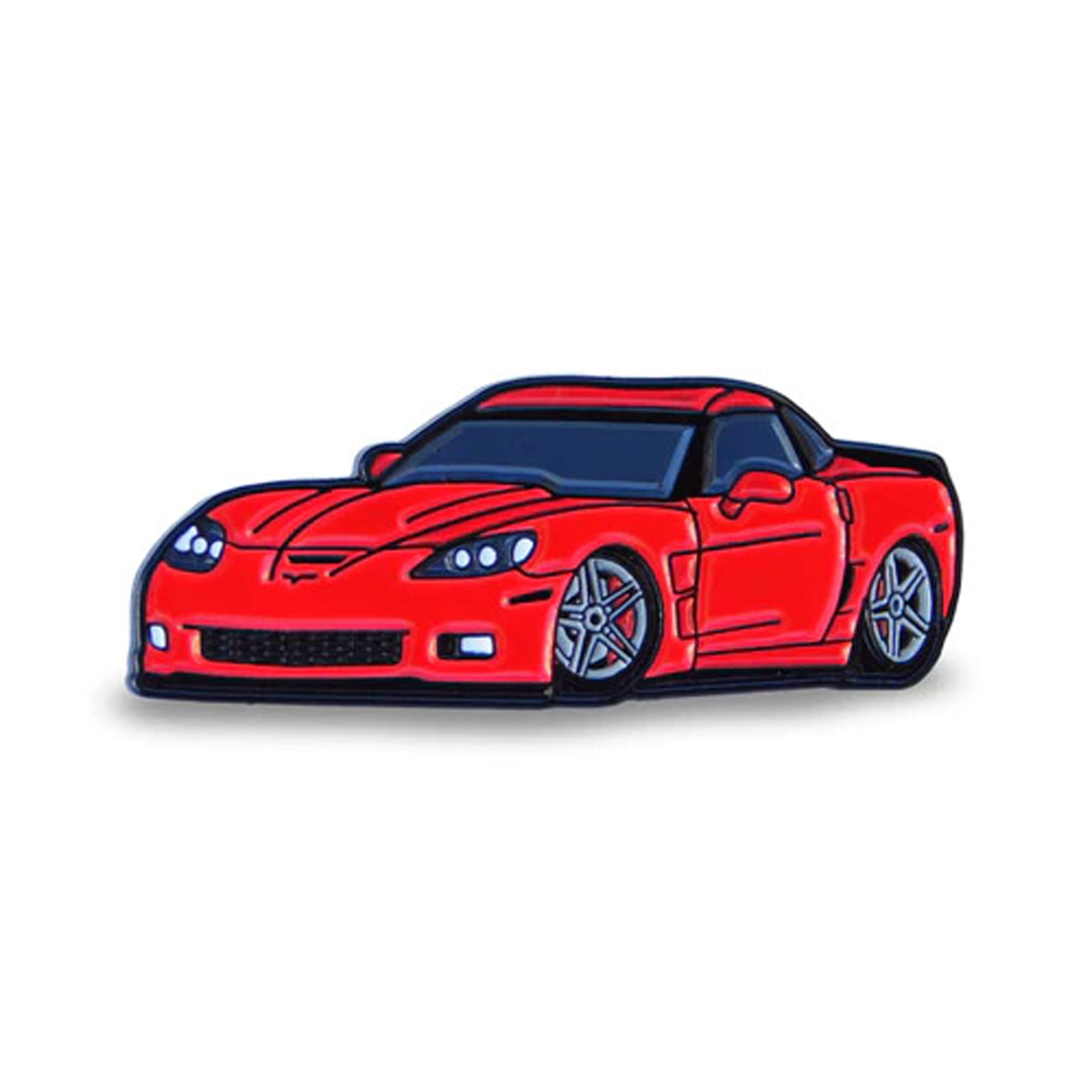 2005-2013 C6 Corvette Hat Pin Red