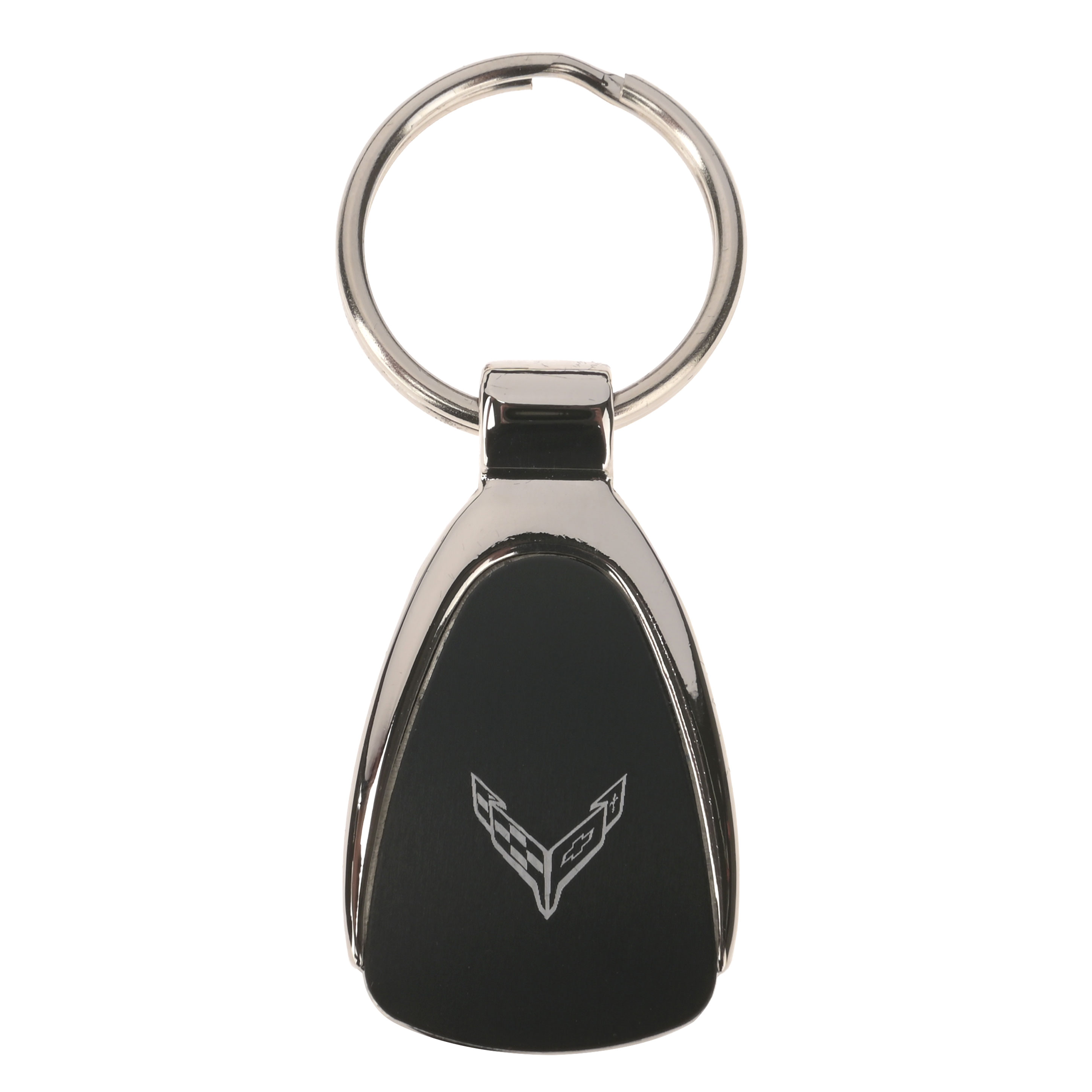 2020-2025 Corvette C8 Black Teardrop Keychain