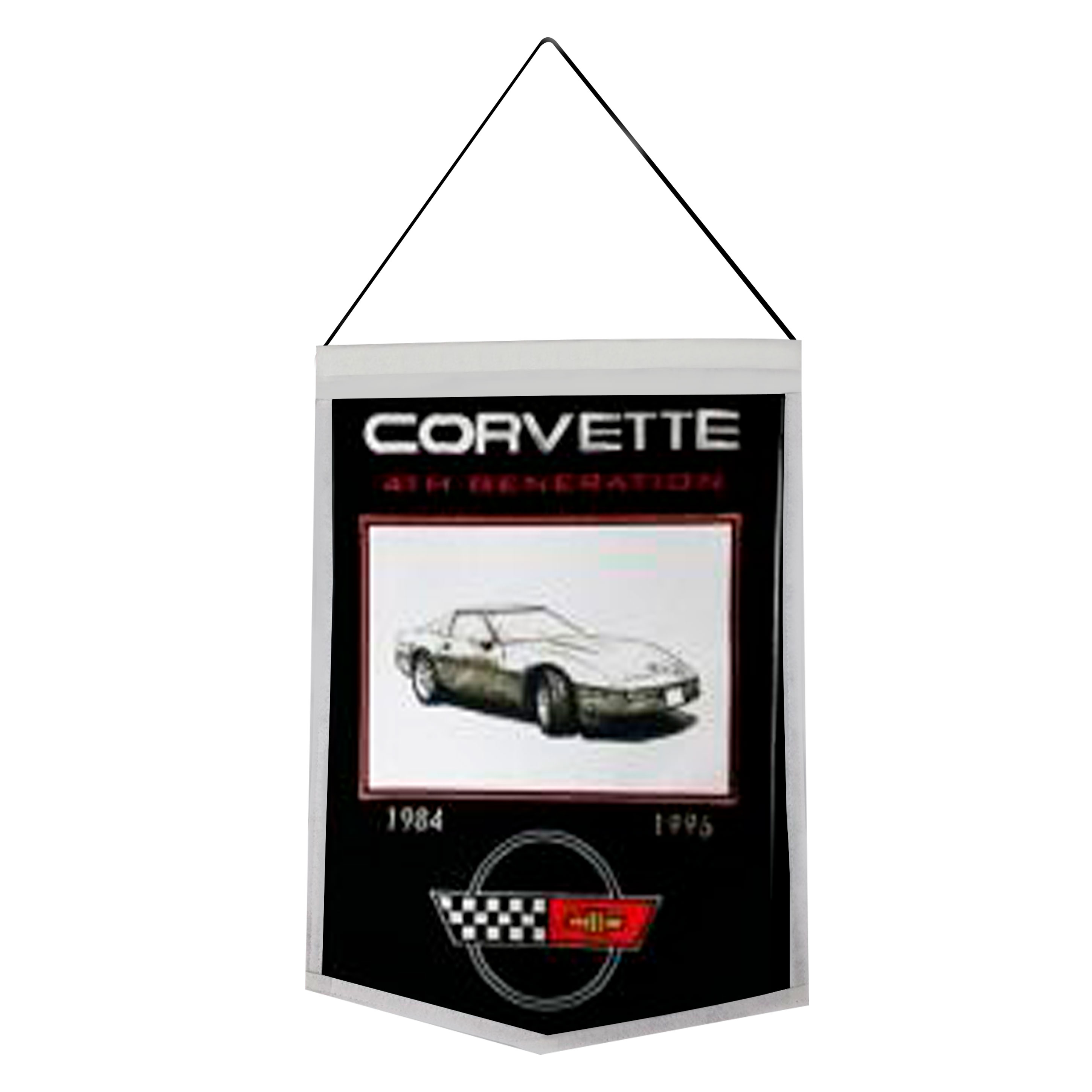 1984-1996 C4 Corvette Wool Wall Banner 16 x 22