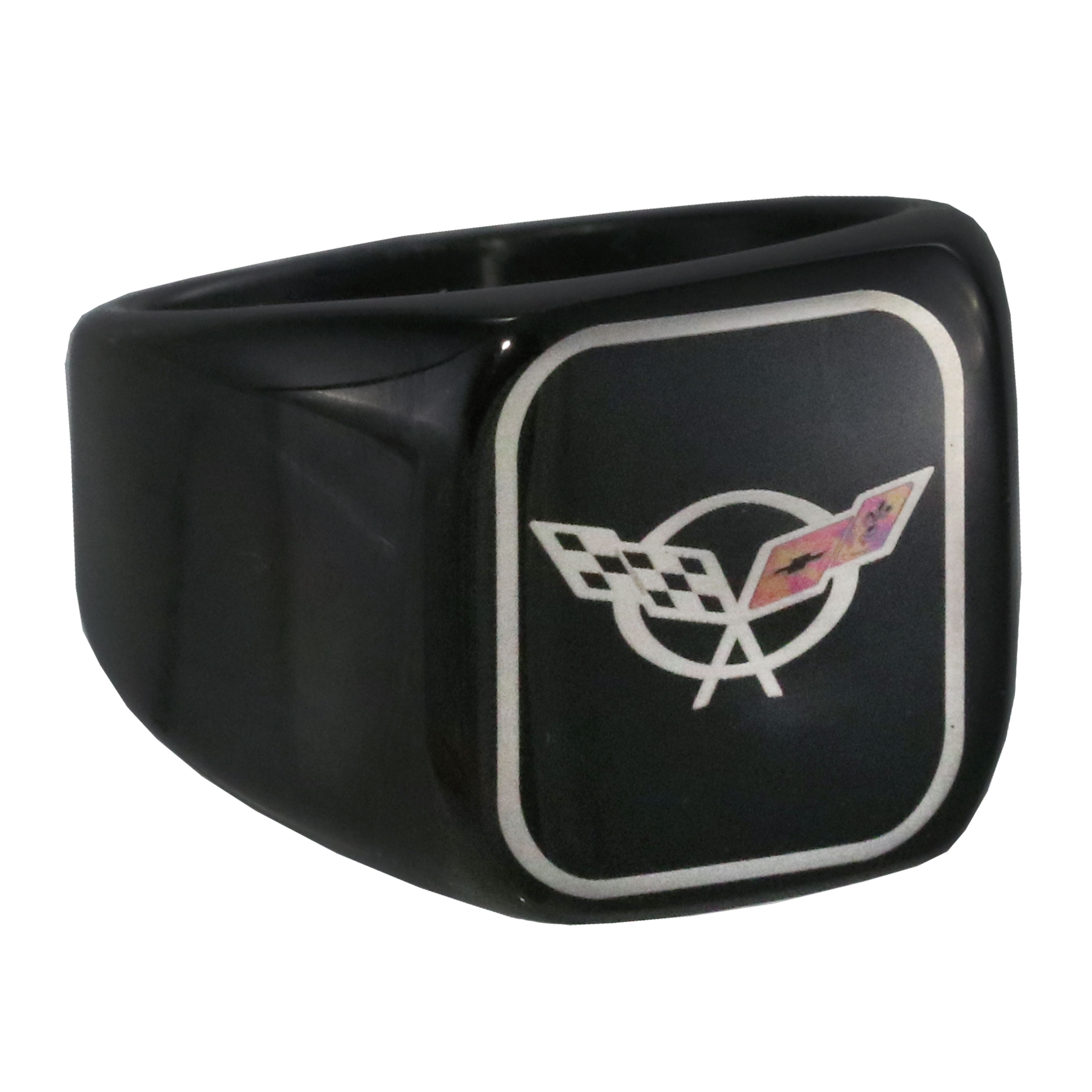 1997-2004 Corvette C5 Black Signet Ring